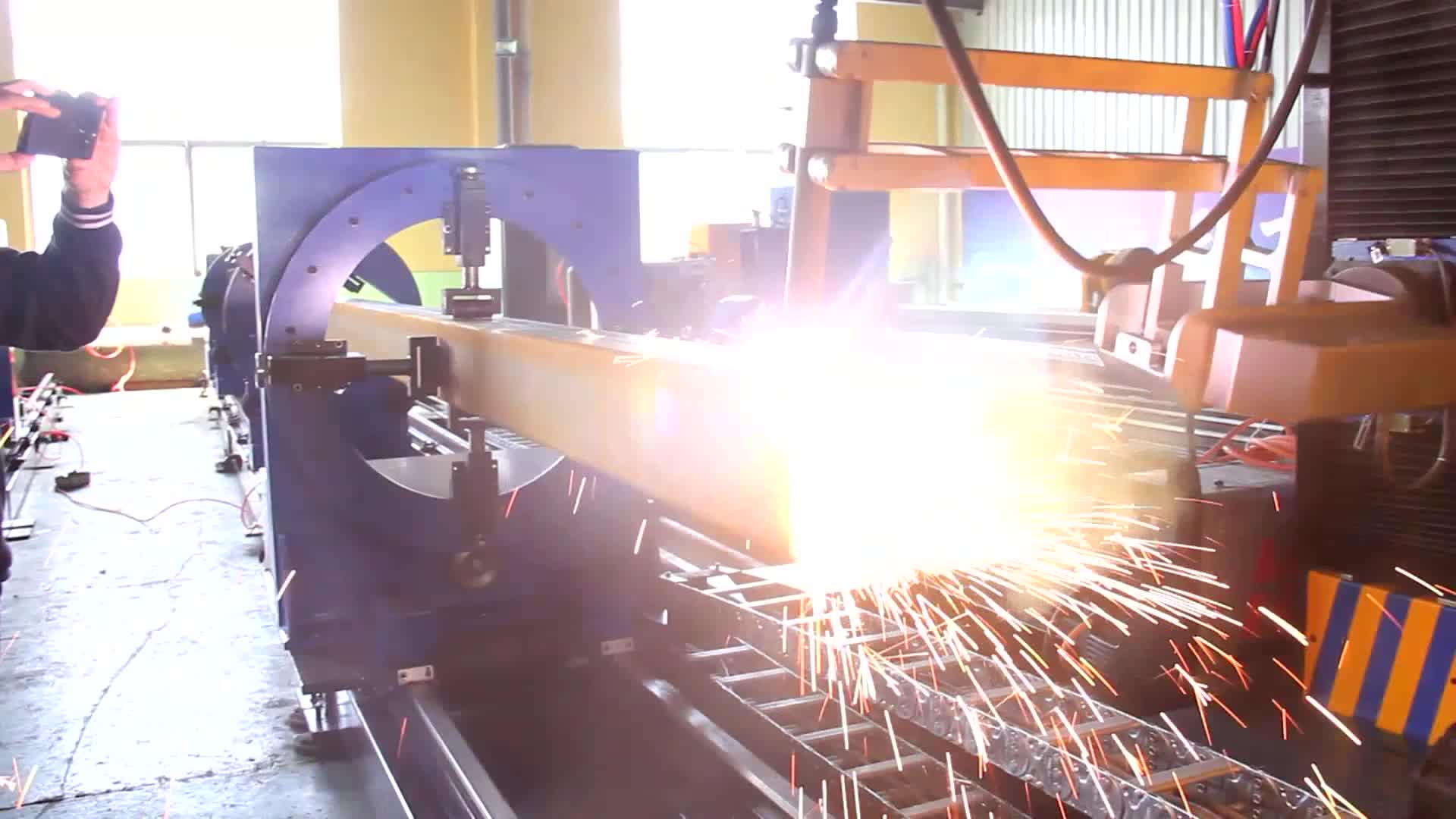 Cnc H 빔 각도 채널 및 파이프 프로파일 절단 기계 특별히 철강 구조 산업 Buy 각도 절단기cnc 파이프 프로파일 커팅 머신h 철 빔 H 강 H 채널