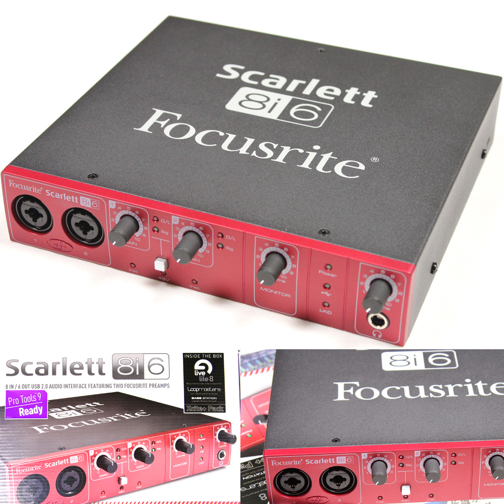 Купить Звуковая карта Фукс специальные focusrite Скарлет 8i6 8 в 6 из ...